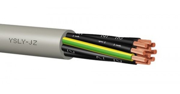 12x 0.75 OPVC-JZ kabelis pilkas kontrolinis